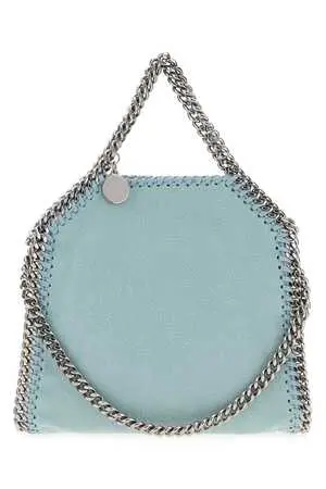 Stella McCartney Mini Shaggy Deer Falabella Crossbody Handbag - Light Blue