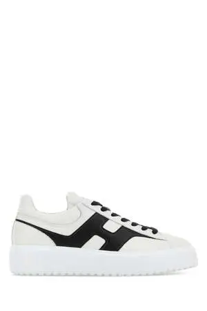 Hogan H-stripes Leather Sneaker - White