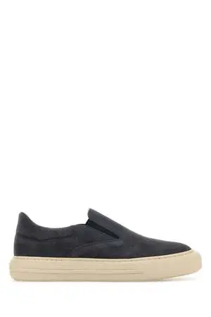 Hogan Suede Slip-on Sneakers - Blue