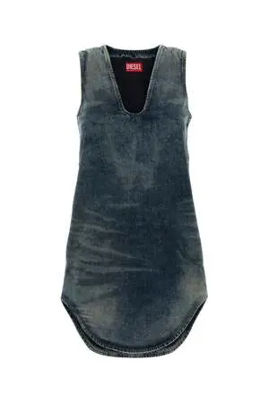 DIESEL® Denim Mini Dress - Blue