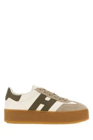 Hogan Leather And Suede Sneaker