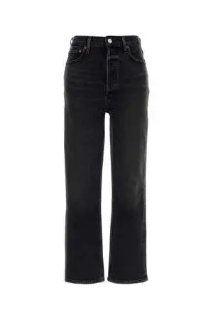AGOLDE Stretch Denim Jeans - Black