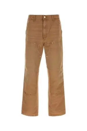Carhartt Work In Progress Organic Cotton Double Knee Work Pants - Camel