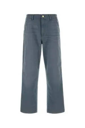Carhartt Work In Progress Single Knee Canvas Pants - Light Blue