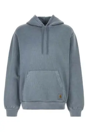 Carhartt Work In Progress Carhartt Torion Hooded Cotton Sweatshirt - Light Blue