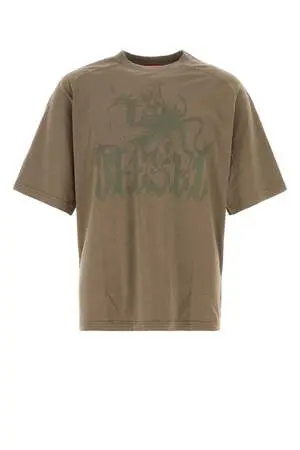 DIESEL® Mud Cotton-blend T-jussi T-shirt - Brown