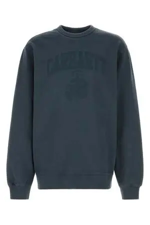 Carhartt Work In Progress Faded Pond Corps Cotton Sweatshirt - Blue