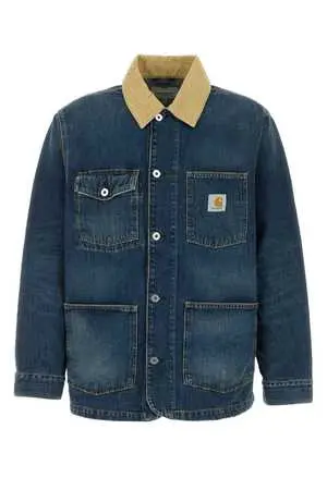 Carhartt Work In Progress Carpenter-style Denim Chore Jacket - Blue