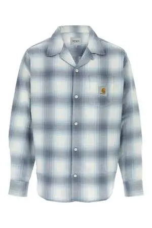 Carhartt Work In Progress Embroidered Long-sleeve Tyers Shirt In Cotton - Checked