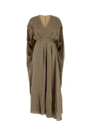 Co Cappuccino Silk Mini Dress