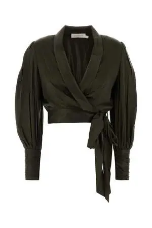 Zimmermann Silk Blouse - Green