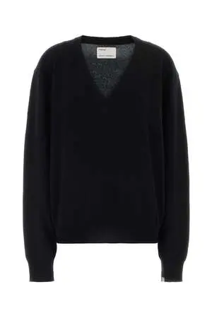 Extreme Cashmere Cashmere Sweater With No. 492 Detail - Black