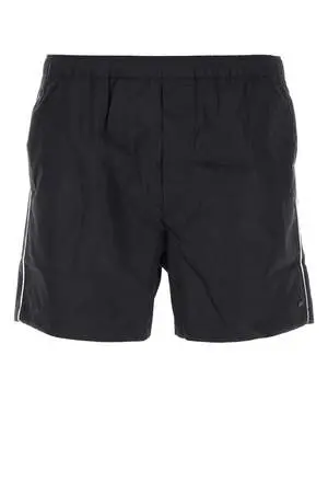 Valentino Garavani Midnight Nylon Swim Shorts For - Blue
