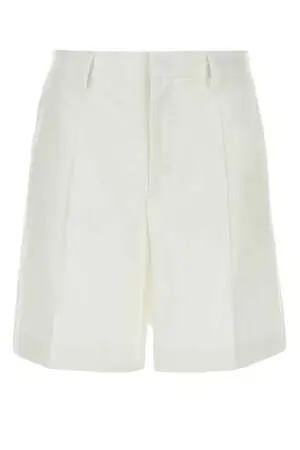 Valentino Garavani Wool-blend Bermuda Shorts For - White