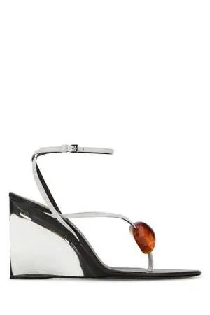 Alaïa Leather Thong Sandals With 9 Cm Stiletto Heel - Multicoloured