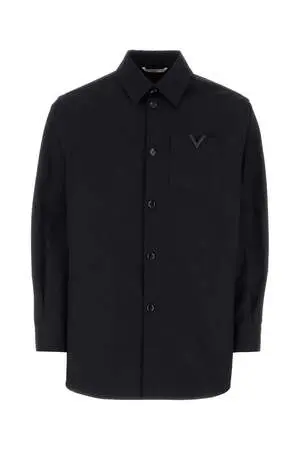 Valentino Garavani Stretch Cotton Shirt - Blue