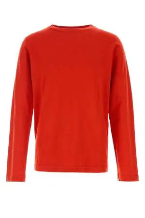 Extreme Cashmere No. 500 Cotton-cashmere Crewneck Sweater - Red