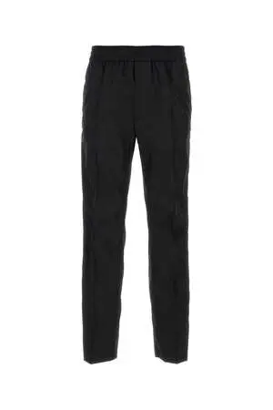 Valentino Garavani Iconographe Chino Pant In Nylon Toile - Black