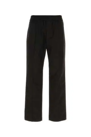 Valentino Garavani Stretch Cotton Pant For - Black