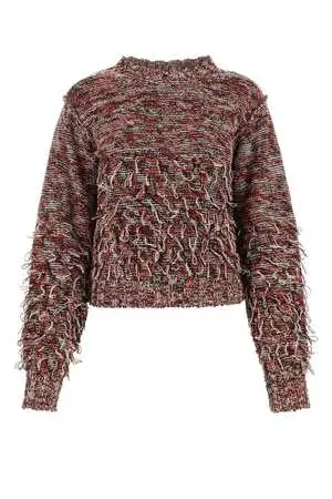 DURAZZI MILANO Embroidered Cotton-blend Sweater For
