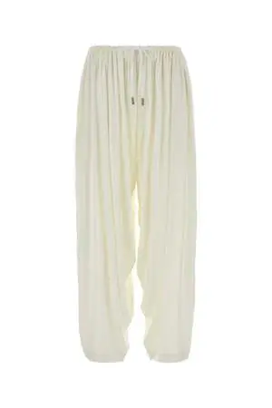 Co Crepe Pant - White
