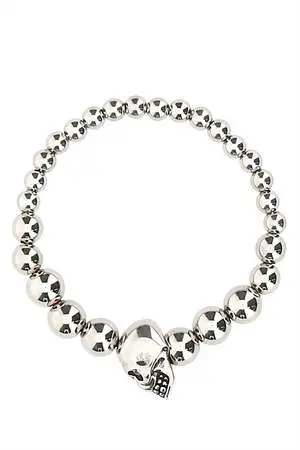 Alexander McQueen Metal Bracelet - Metallic