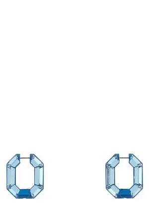 SWAROVSKI Lucent Crystal Earrings Drop Style - Blue