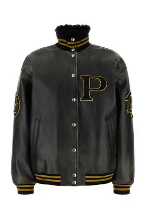 Prada Leather Jacket - Black