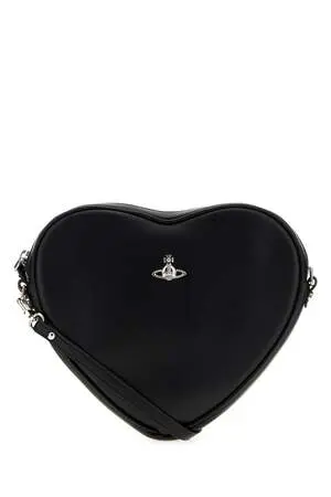 VIVIENNE WESTWOOD Alexa Heart Crossbody Bag - Black