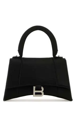 Balenciaga Mini Hourglass Shoulder Bag In Satin