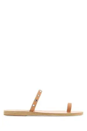 ANCIENT GREEK SANDALS Leather Thong Slippers - Pink