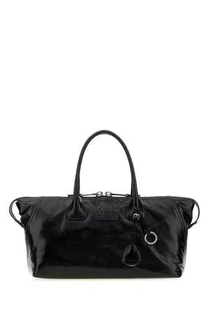 Miu Miu Leather Handbag For - Black