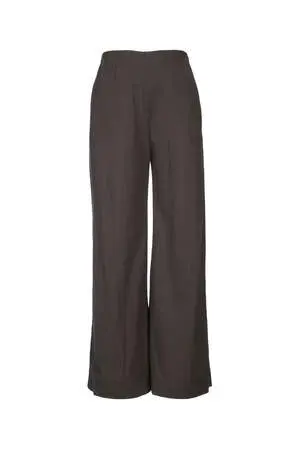 Harris Wharf London Flared Rayon Blend Trousers