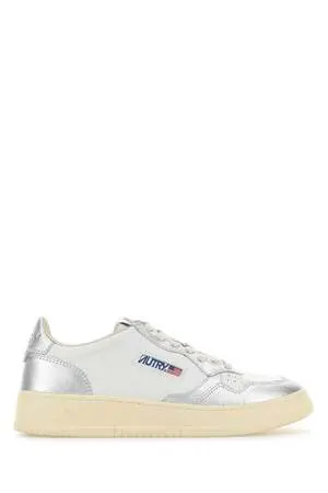 AUTRY Leather Medalist Sneakers With Paneled Detail