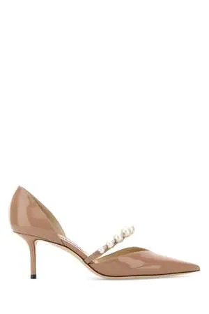 JIMMY CHOO Aurelie 65 Leather Pumps With 6.5 Cm Heel - Pink