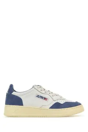 AUTRY AUTRY Medalist Two-Tone Leather & Suede Sneakers Multicoloured
