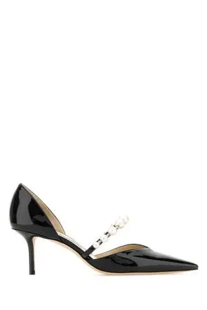 JIMMY CHOO Aurelie 65 Leather Pumps - Black