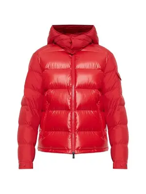Moncler Moncler Maya Short Down Jacket Red