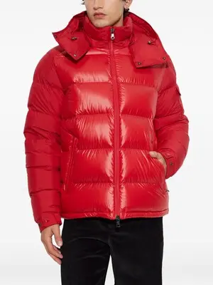 Moncler Maya Short Down Jacket - Red