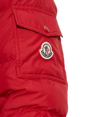 Moncler Maya Short Down Jacket - Red