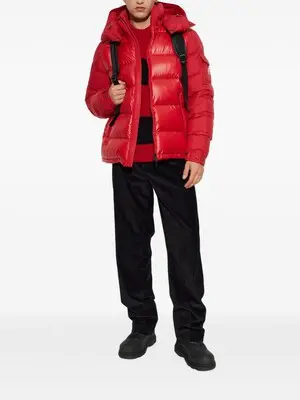Moncler Maya Short Down Jacket - Red