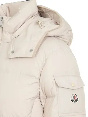 Moncler Fourmines Short Down Jacket With Hood - Pink