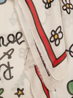 Faliero Sarti To Be Happy Printed Stole