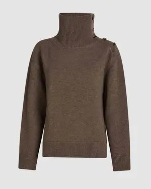 Veronica De Piante Chunky Wool Cashmere Sweater - Camel