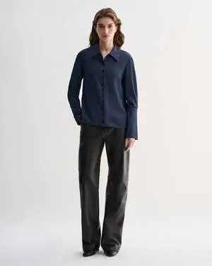 Veronica De Piante Livia Silk Shirt - Blue