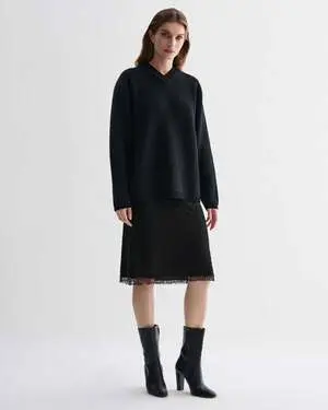 Veronica De Piante Elara Cashmere Sweater - Black