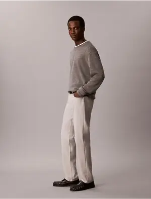 Calvin Klein Straight Stretch 5-pocket Pants - Alloy