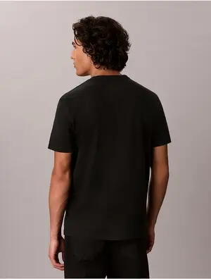 Calvin Klein Brooklyn Bridge Logo Graphic Tee - Black