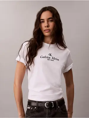 Calvin Klein Short Sleeve T-shirts For Women