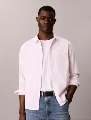 Calvin Klein Oxford Classic Button-down Shirt - Ballet Slipper